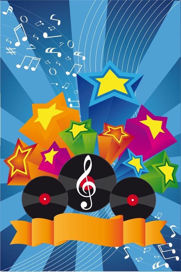 Abstract Magic Music Musical Notes Background Stock Illustrations – 123 ...