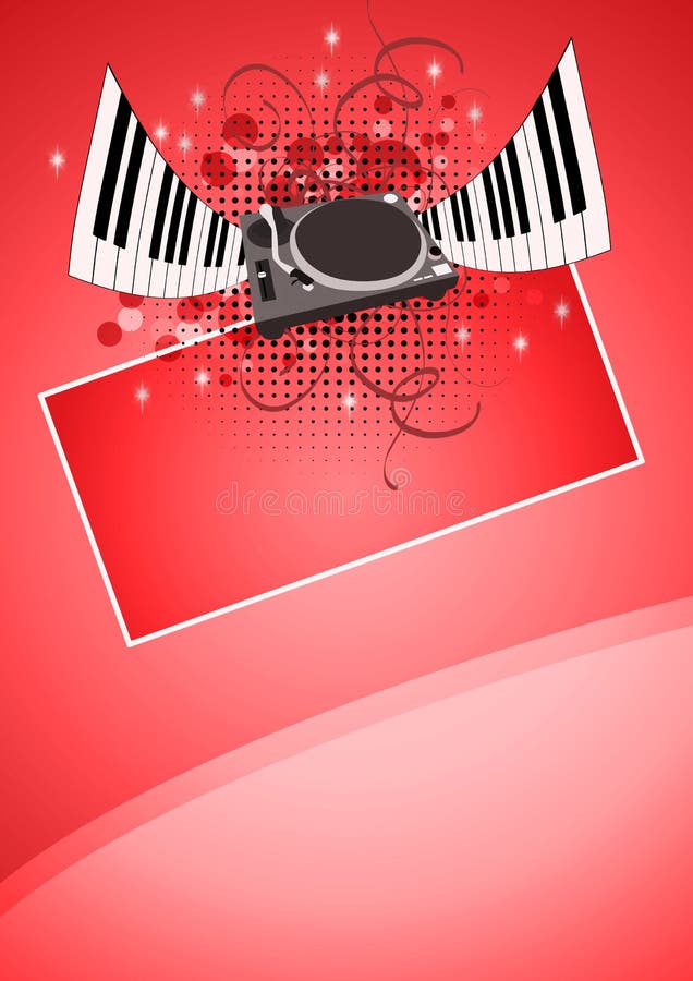 Music poster background stock illustration. Illustration of flyer ...