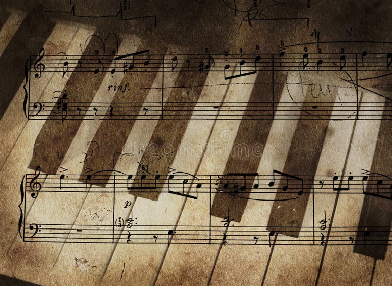 Music Notes Background Parchment Stock Illustrations – 202 Music Notes ...