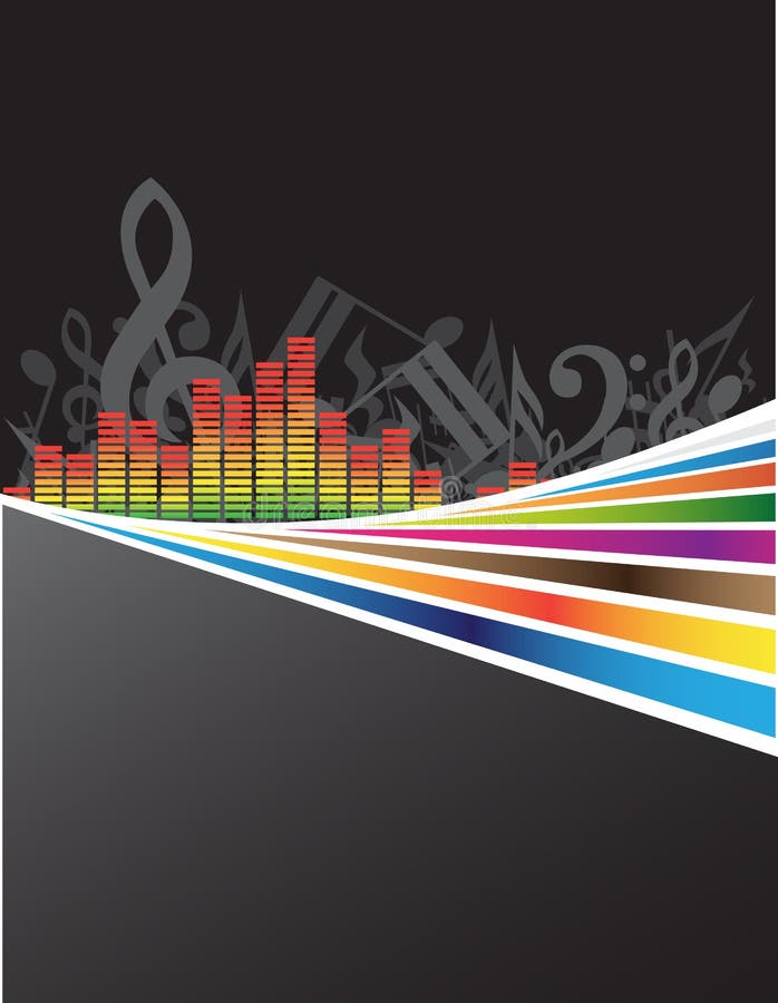 Colorful music volume stock vector. Illustration of abstract - 15128907