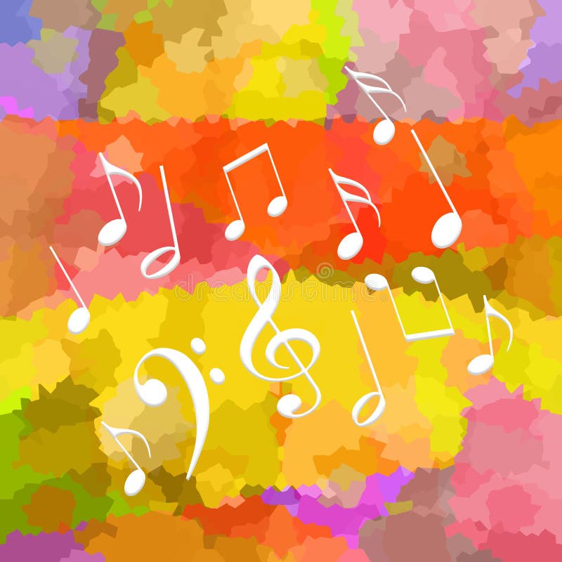 Music background stock illustration. Illustration of colour - 65817247