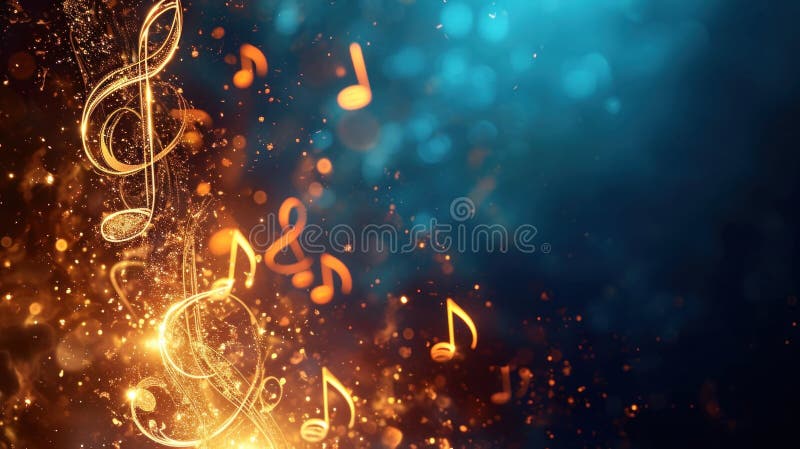 Music Background with Copy Space Stock Photo - Image of background ...