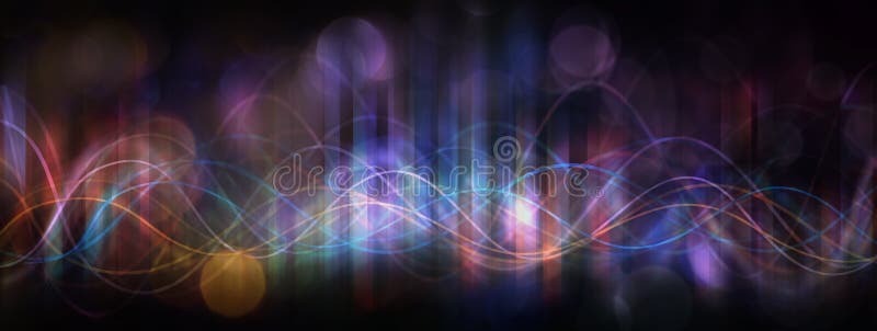 Music Background with Equalizer and Graph Stock Illustration ...