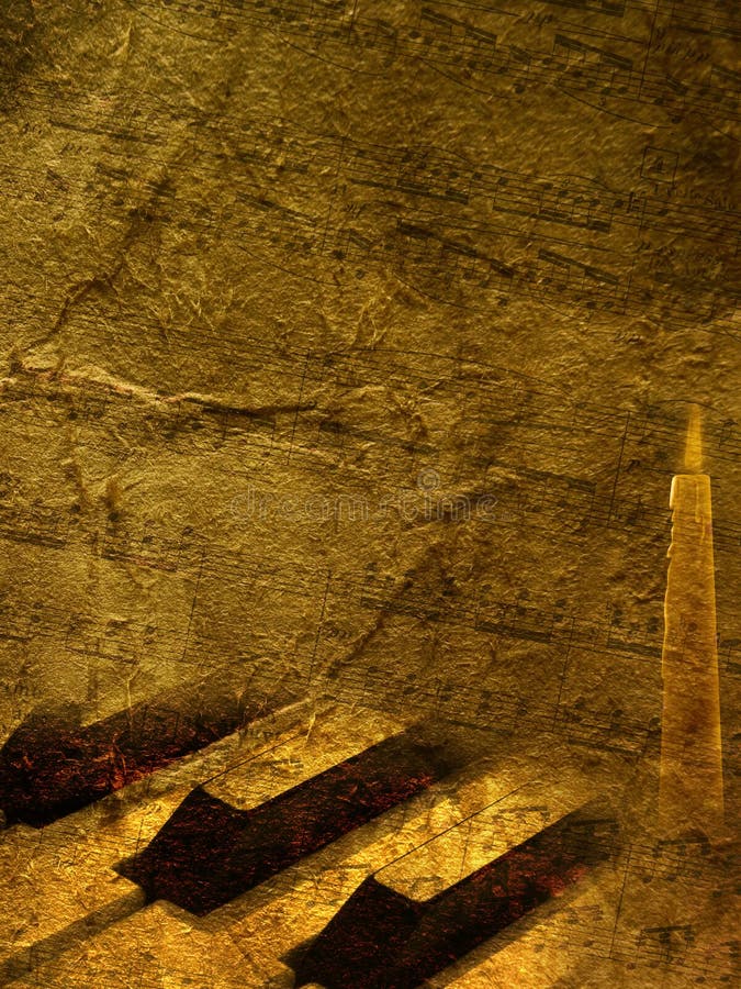 Music background grunge stock illustration. Illustration of manuscript ...