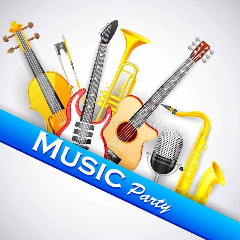 Music Concert Invitation Background Stock Illustration - Illustration ...