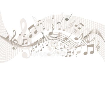 Beige Music Notes Background Stock Illustrations – 683 Beige Music ...