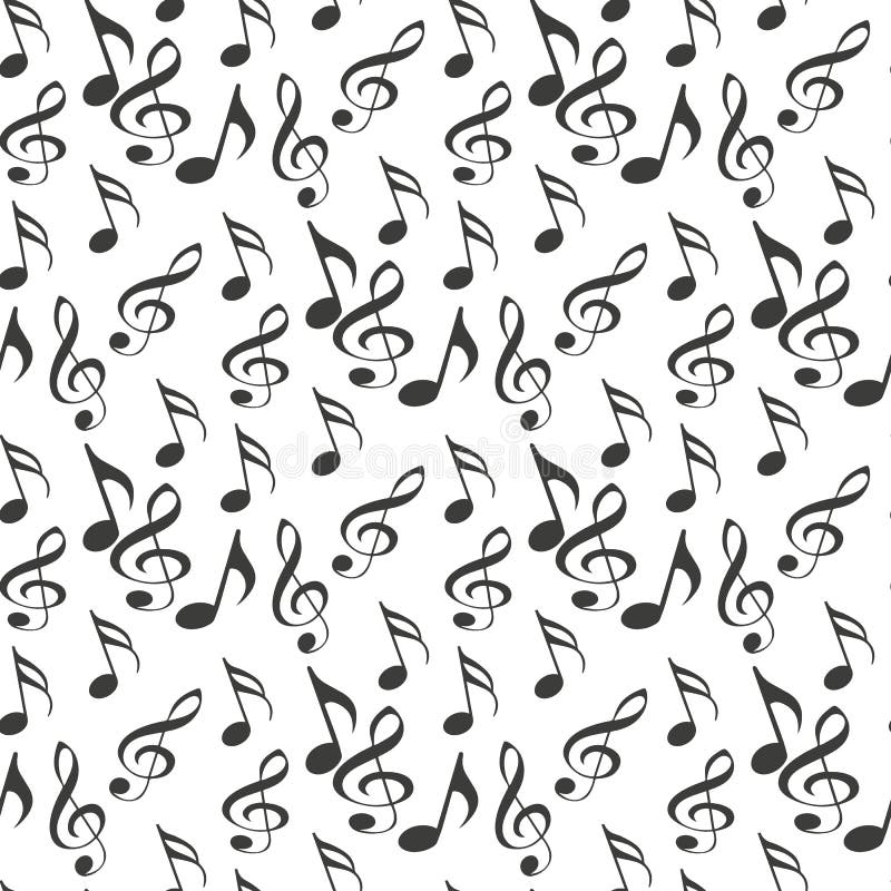 Music Note Seamless Pattern Eps Stock Illustrations – 151 Music Note ...