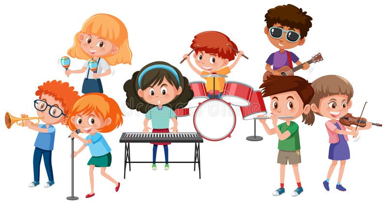 Music Band Drawing Stock Illustrations – 9,522 Music Band Drawing Stock ...