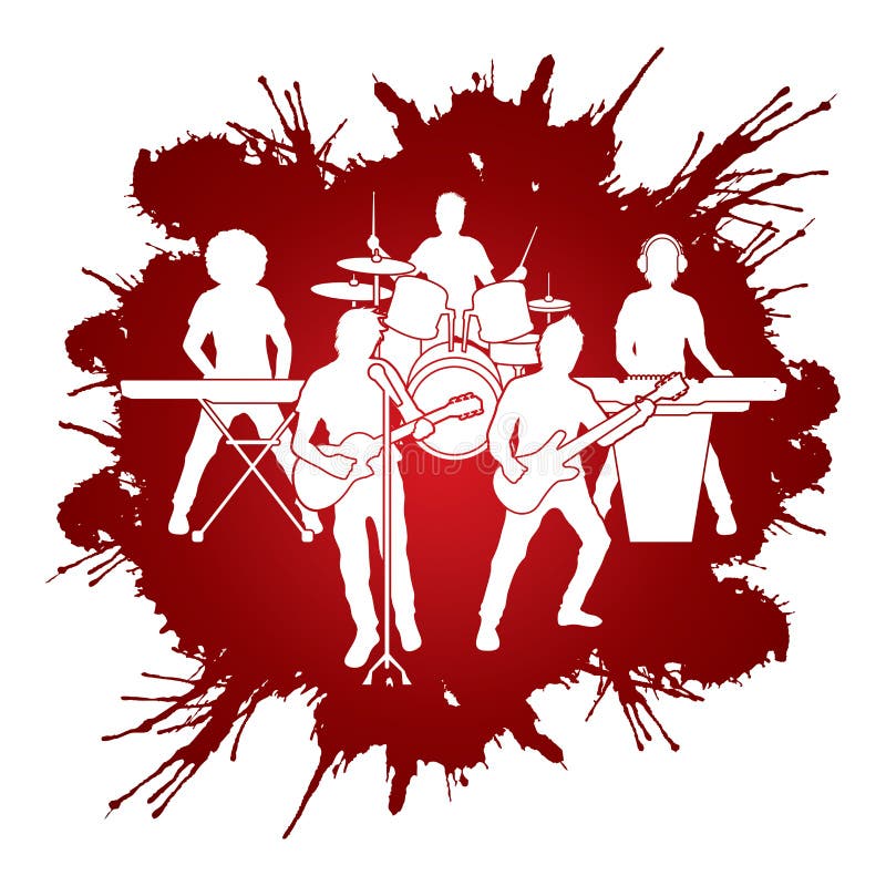 Music Bands graphic vector stock vector. Illustration of acoustic ...