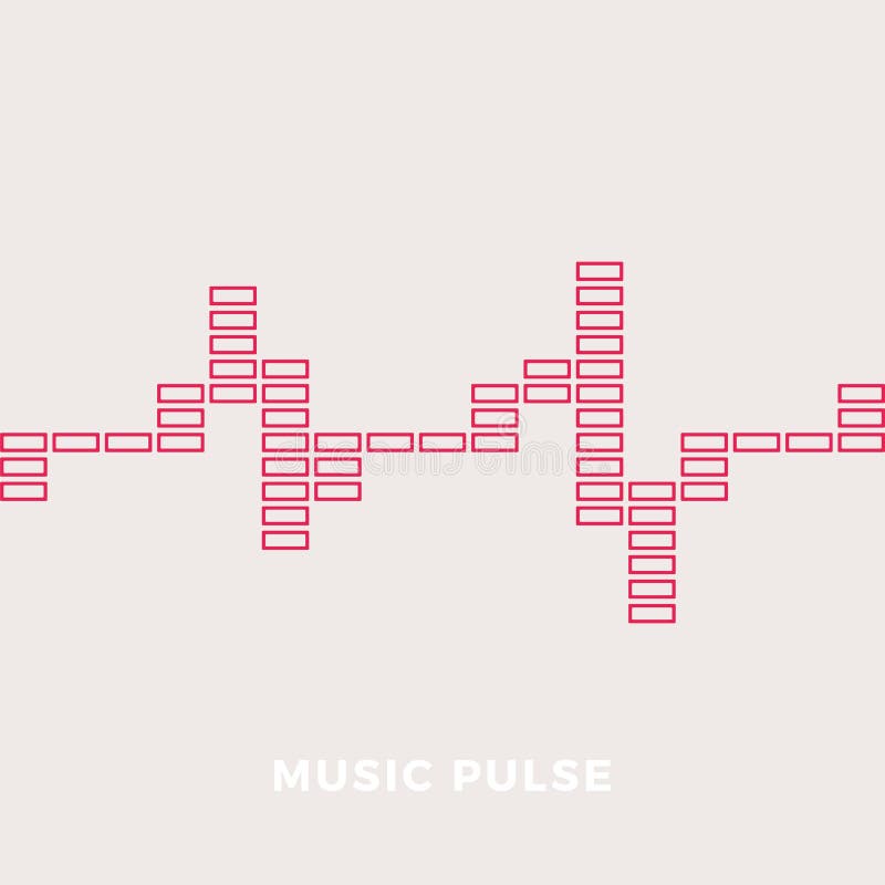 Abstract Beat Tech Equalizer Music Logo Box Design in Vector. Stock ...