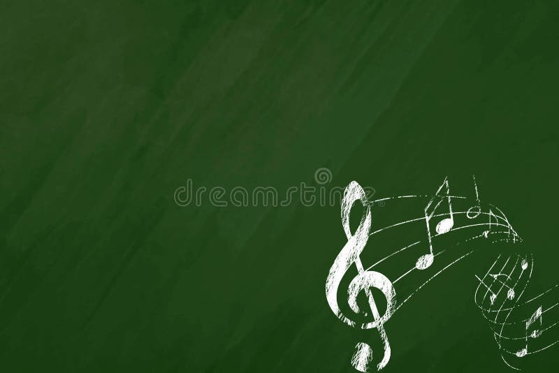 Music Notes Blackboard Stock Illustrations – 422 Music Notes Blackboard ...
