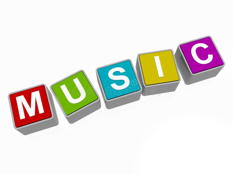 Block Letters Music Stock Illustrations – 44 Block Letters Music Stock ...