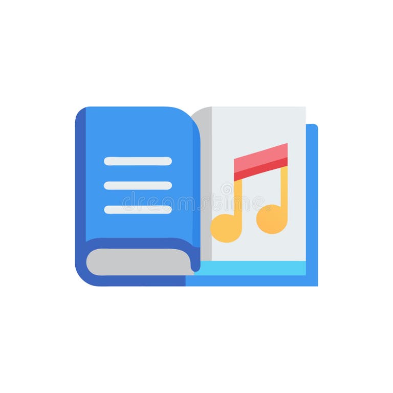 Music Book Icon for Learning Stock Photo - Illustration of tools ...