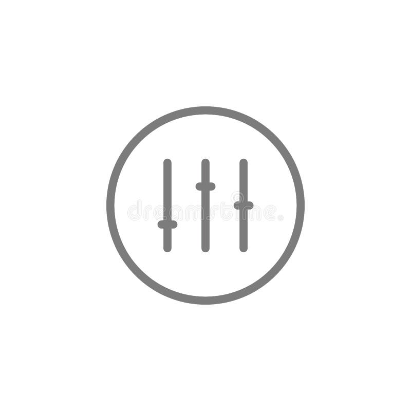 Music boost button stock illustration. Illustration of number - 284650838