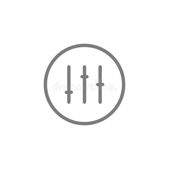 Music boost button stock illustration. Illustration of number - 284650838