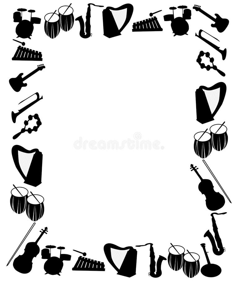 Decorative Music Border Stock Illustrations – 3,698 Decorative Music ...