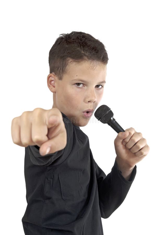 Music boy pointing stock image. Image of portrait, attractive - 31527943