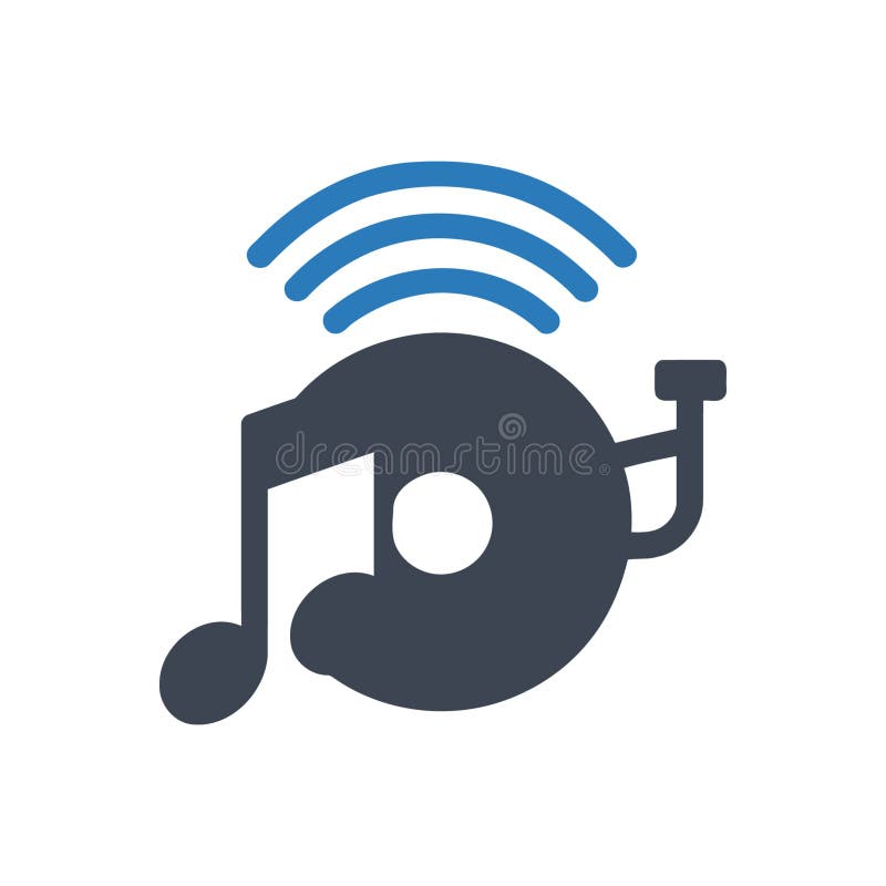 Music Broadcasting Notes Icon Stock Vector - Illustration of tune ...
