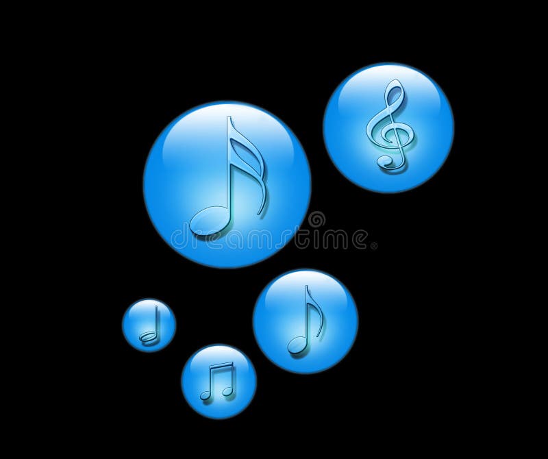 Musical Notes Rising Stock Illustrations – 14 Musical Notes Rising ...
