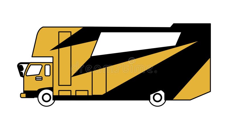 Music Bus in Cartoon Version Stock Vector - Illustration of wheels ...