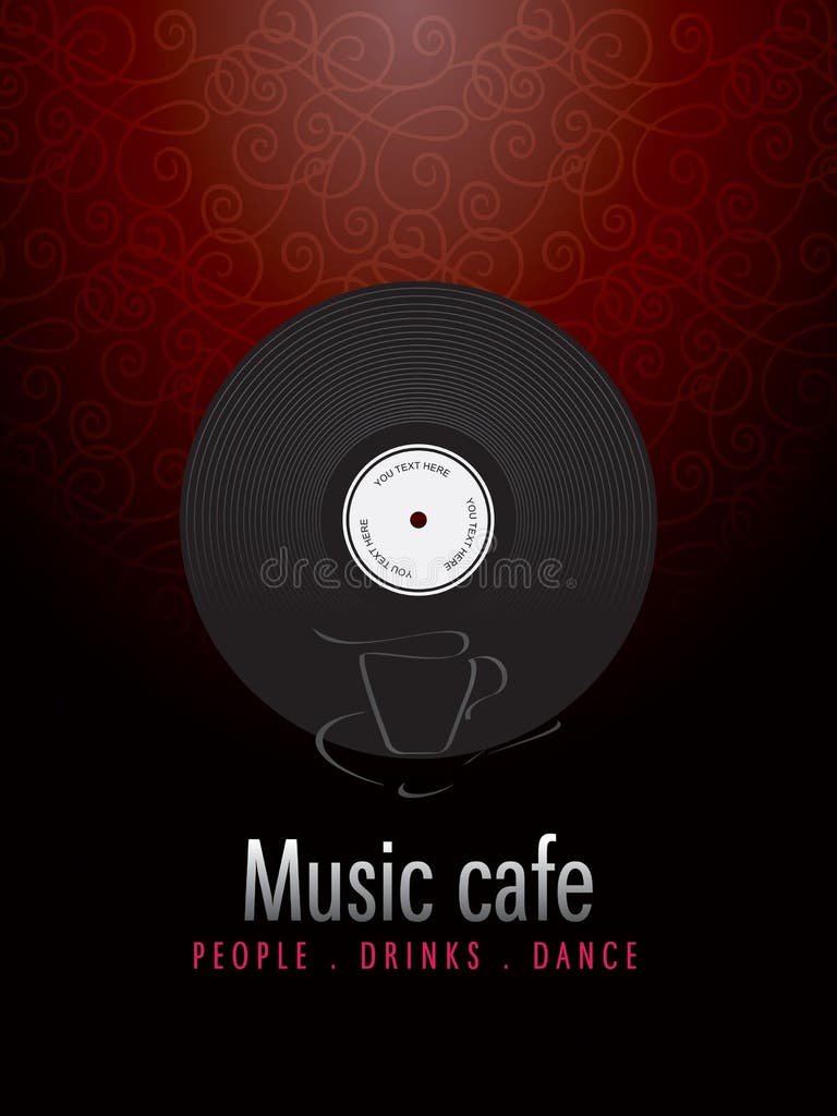 Music Cafe Menu Template Stock Illustrations – 331 Music Cafe Menu ...