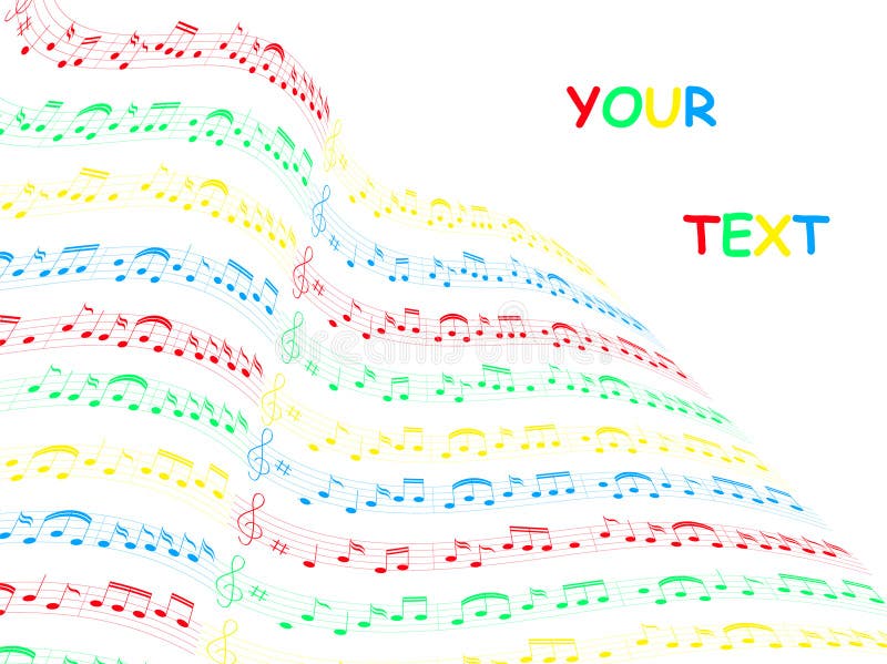 Music card stock vector. Illustration of music, card - 28644152