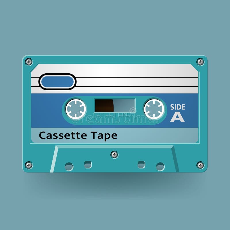 Cassette Tape 90 design 2 stock illustration. Illustration of classic ...