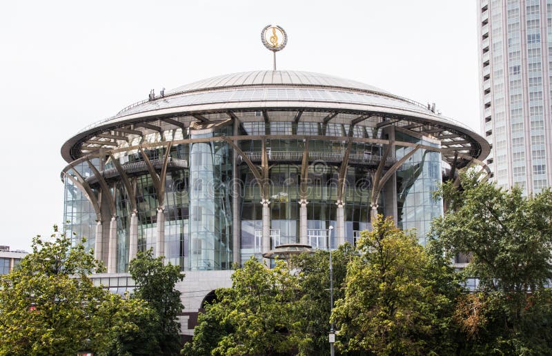 Music Center in Moscow stock image. Image of center - 125260247