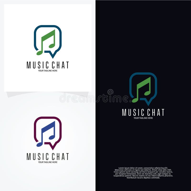 Music Chat Logo Stock Illustrations – 2,657 Music Chat Logo Stock ...