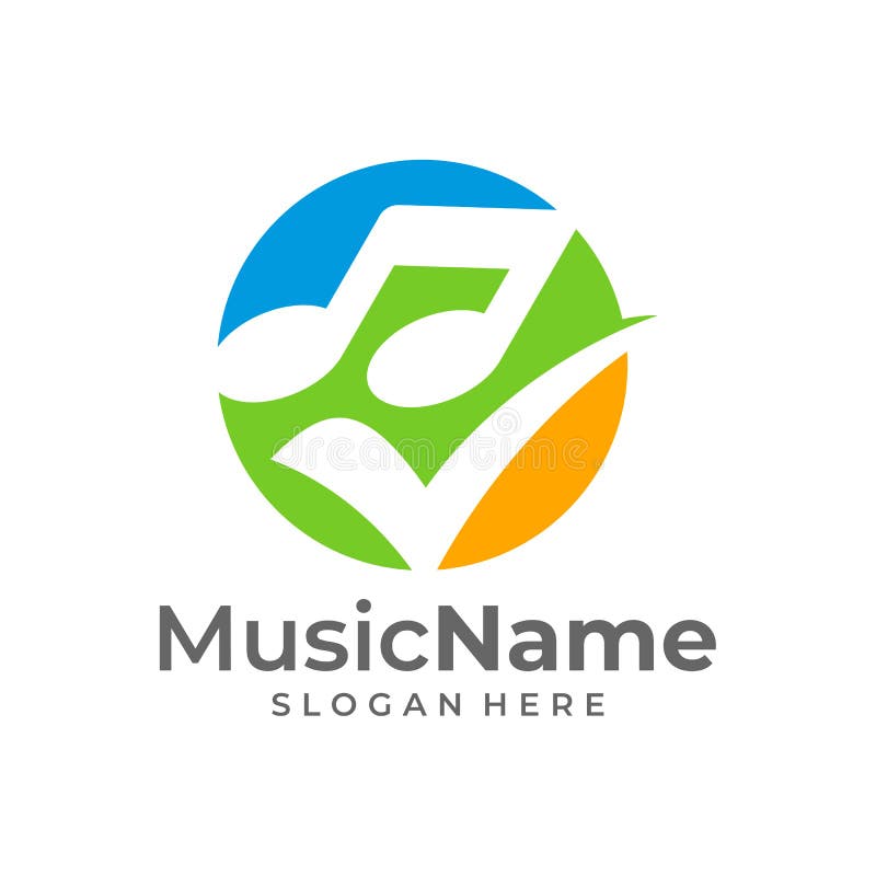 Music Check Logo Vector Icon Illustration. Check Music Logo Design ...