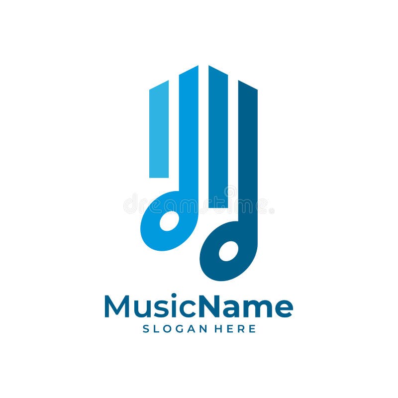 Music City Logo Vector Icon Illustration. City Music Logo Design ...