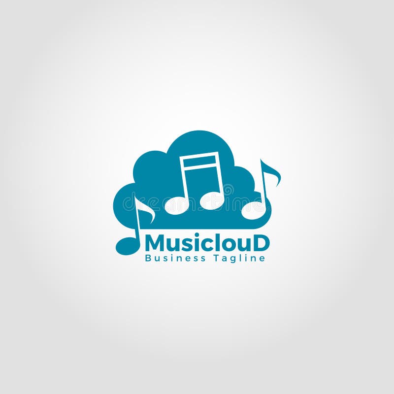 Music Cloud - High Quality Online Music Streaming Logo Stock Vector ...