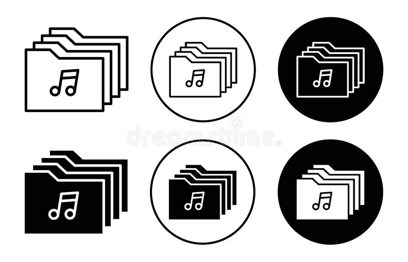 Music collection icon stock illustration. Illustration of isolated ...