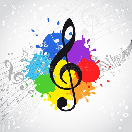 Music color background stock vector. Illustration of abstract - 19542013