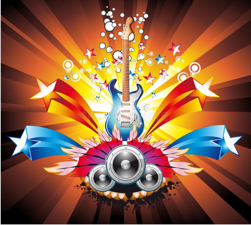 Music Colorful Abstract Background Stock Vector - Illustration of dance ...