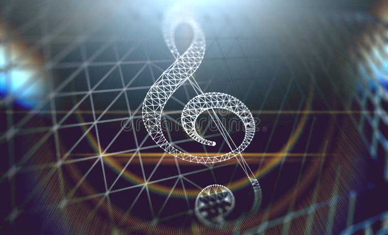 Sound Engineering and Create Music Design Stock Illustration ...