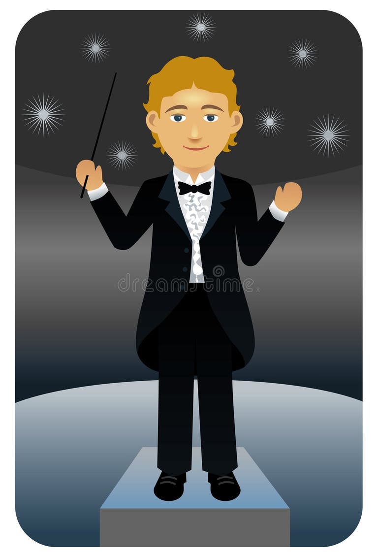 Conductor Music Stock Illustrations – 4,704 Conductor Music Stock ...