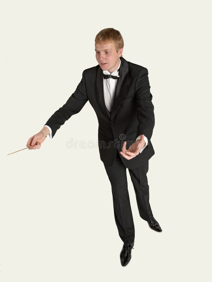 Music conductor stock photo. Image of pose, musician - 36235162