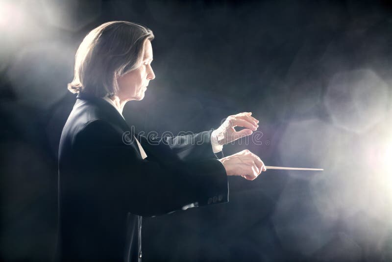 Music Conductor Inspired Maestro Stock Photo - Image of hand, master ...