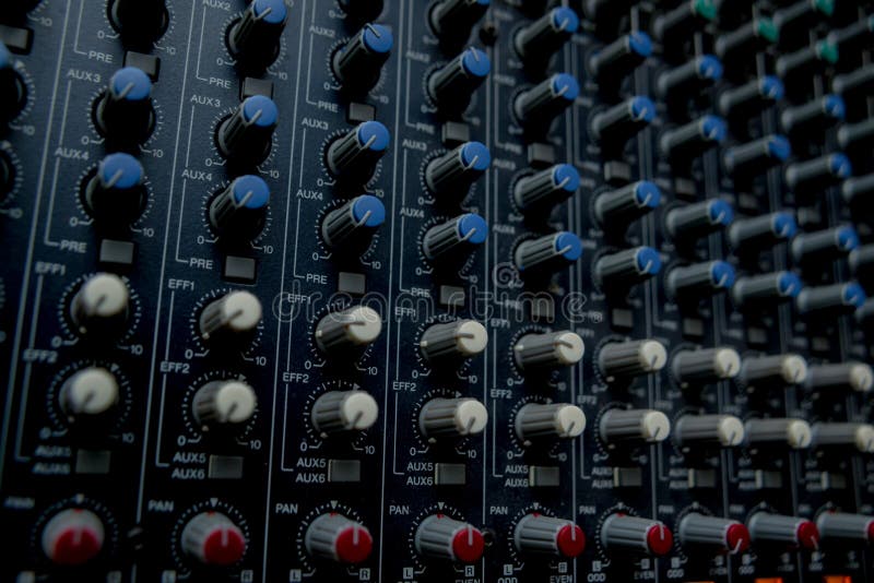 The music control station. stock image. Image of musical - 49056669