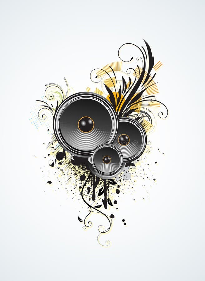 Music design elements stock illustration. Illustration of light - 6251358