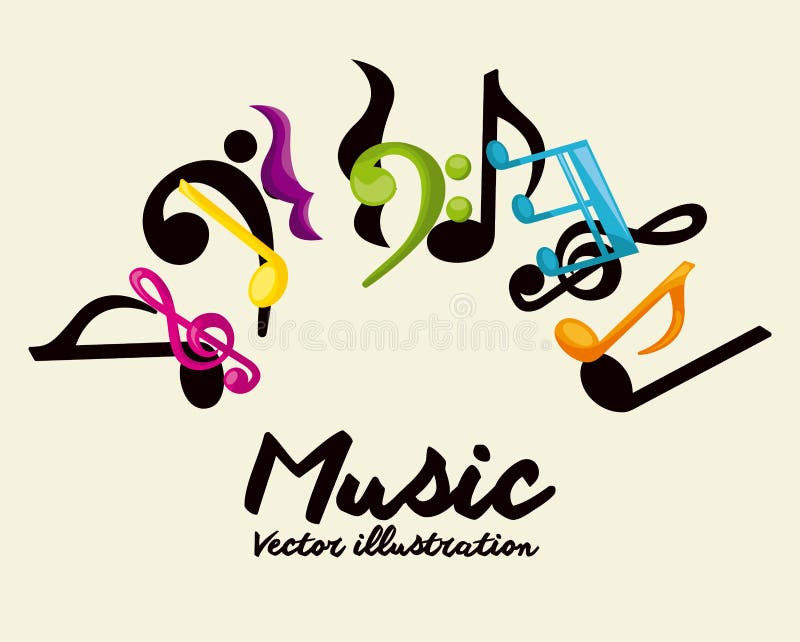 Music design stock illustration. Illustration of disc - 47784861
