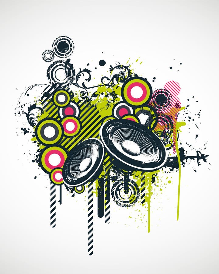 Music Design Elements stock vector. Illustration of entertainment - 6850161