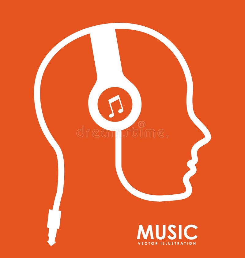 Music design stock vector. Illustration of concert, abstract - 44860096