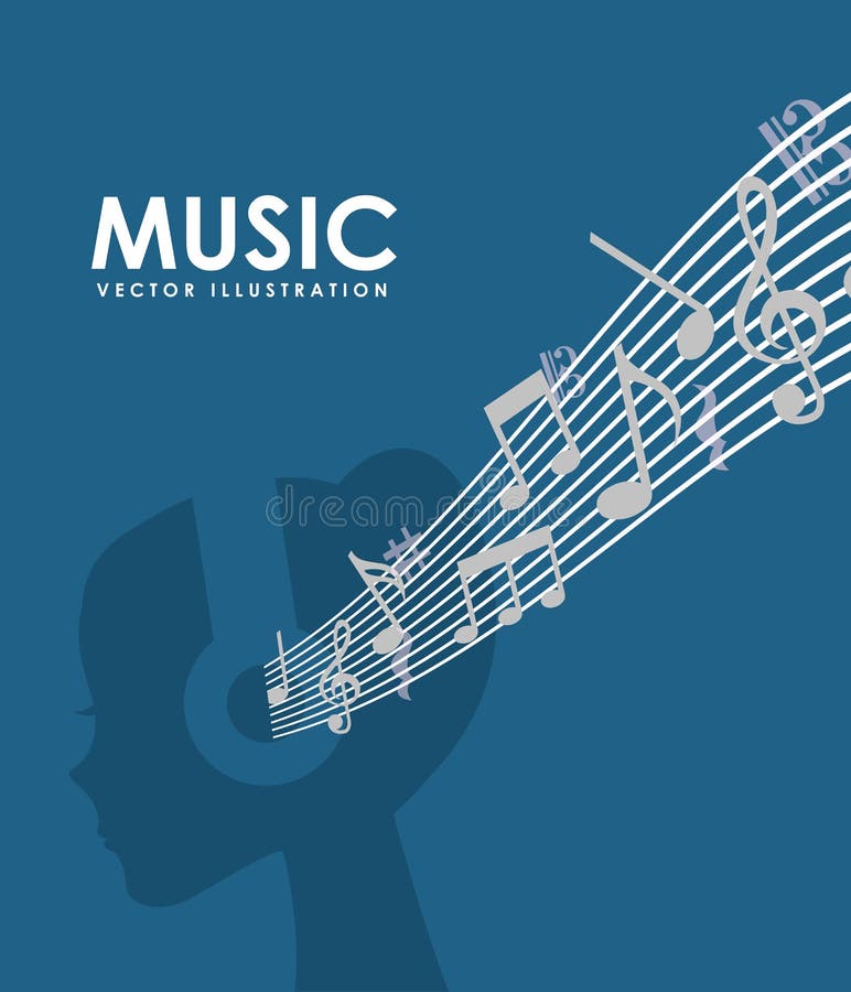 Music design stock vector. Illustration of classical - 44860137