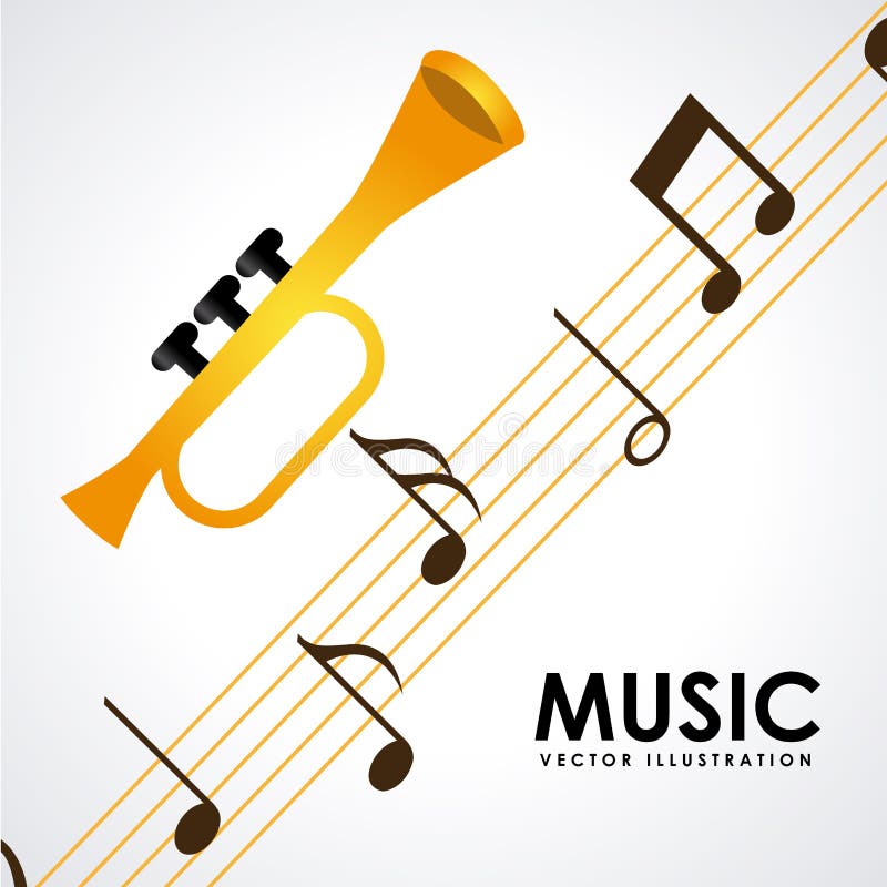 Music design stock vector. Illustration of sound, digital - 44959761