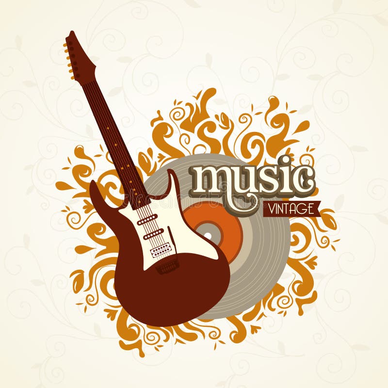 Music design. stock vector. Illustration of music, acoustic - 60436714