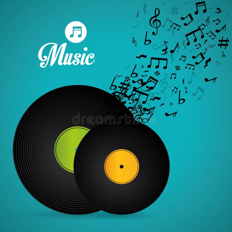 Music digital design. stock vector. Illustration of symphony - 58724224