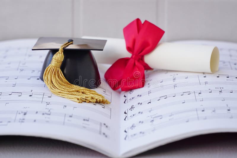 Music Diploma stock image. Image of concept, education - 70293427