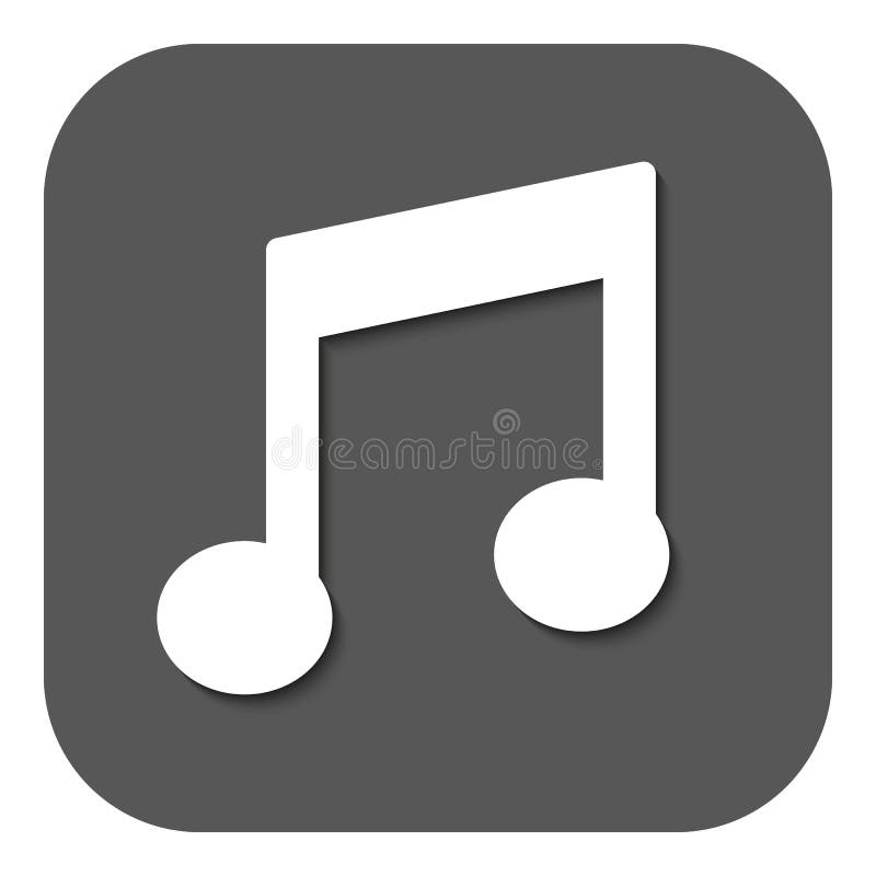 The Music Disk Icon. Musical Symbol Stock Vector - Illustration of ...